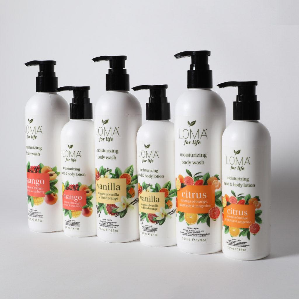 Body Washes & Lotions – Loma Hair & Body Care | Aloe Based Salon ...